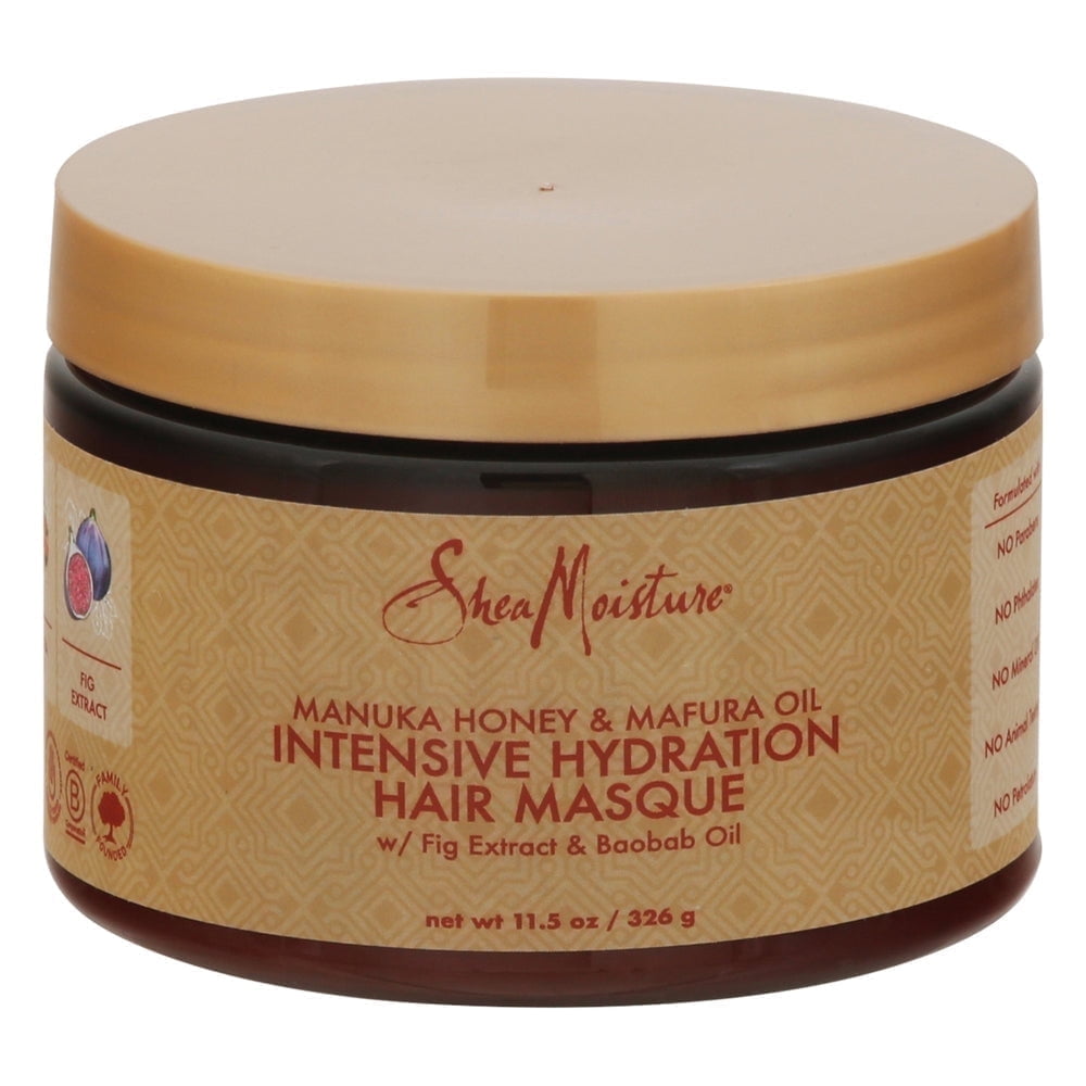 SheaMoisture Intensive Hydration Hair Masque Manuka Honey & Mafura Oil ...
