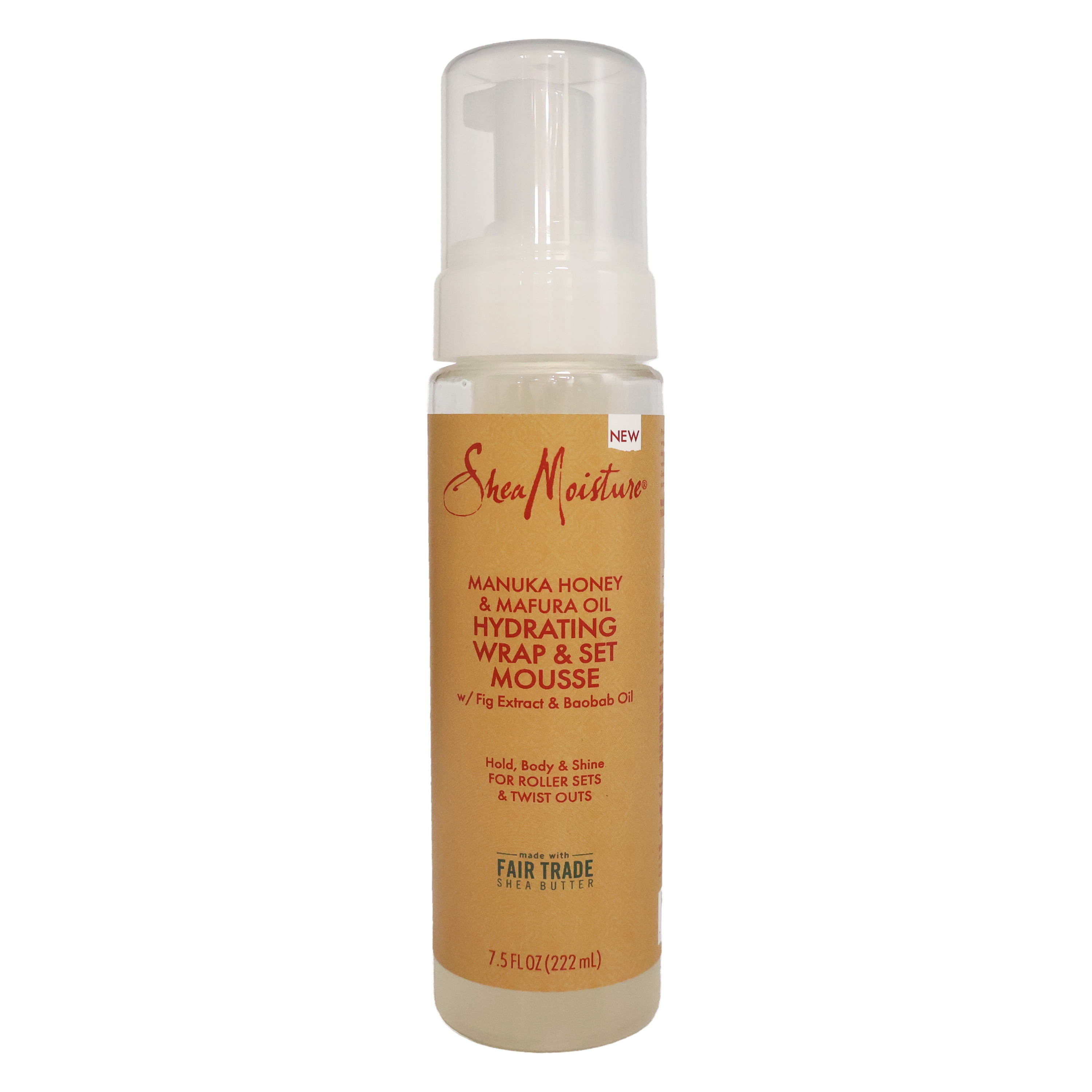 SheaMoisture Manuka Honey Mafura Oil Mousse, 7.5 Oz. - Walmart.com