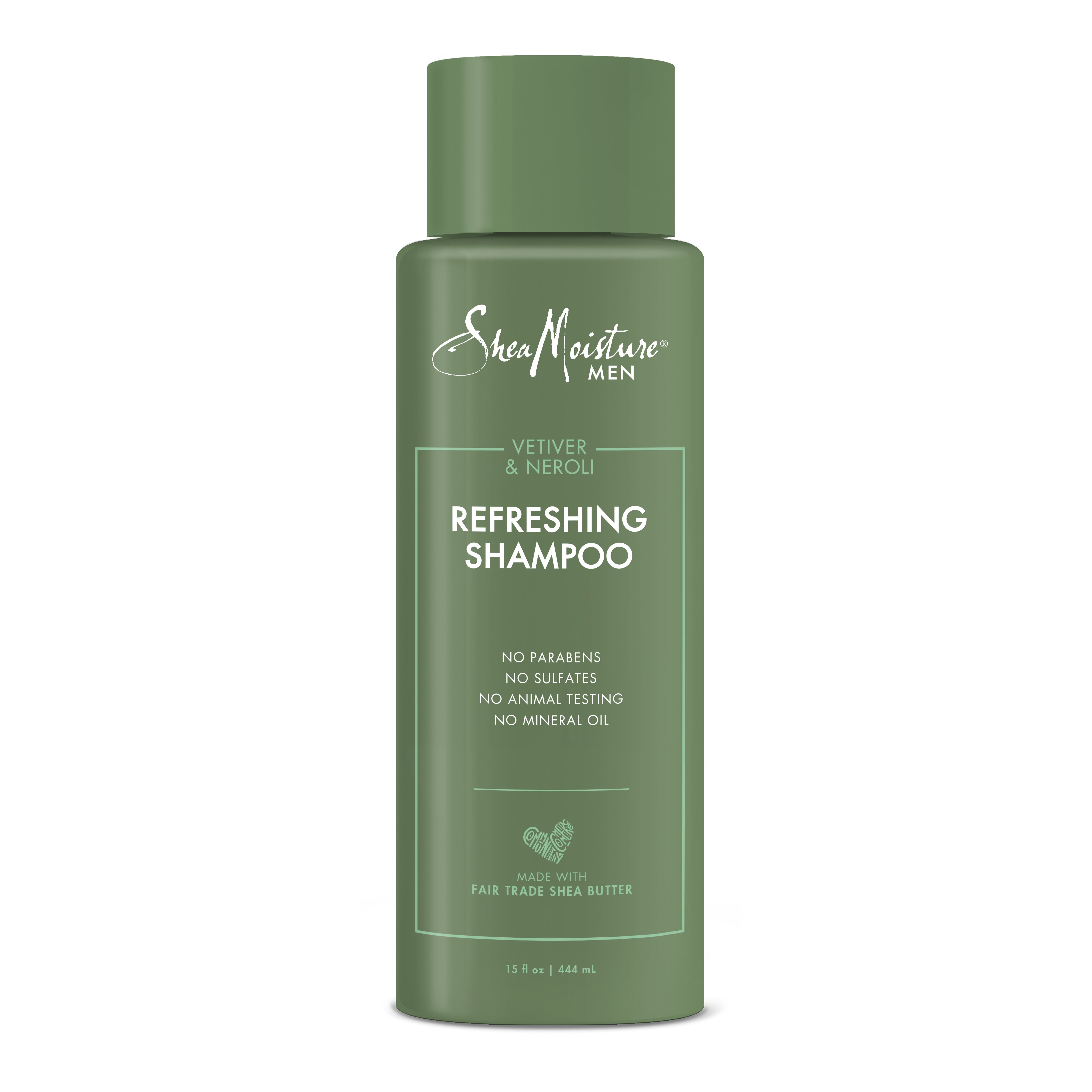 SheaMoisture Men Vetiver & Neroli Refreshing Shampoo 15 fl oz - Walmart.com