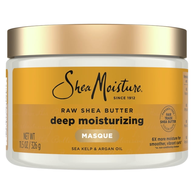 SheaMoisture Raw Shea Butter Deep Moisturizing Hair Masque with Sea ...