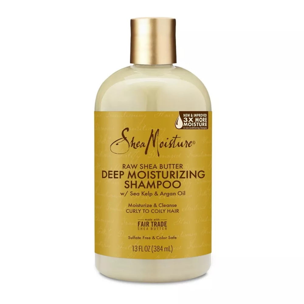 SheaMoisture Raw Shea Butter Moisture Retention Shampoo, 13 Oz, 3 Pack ...