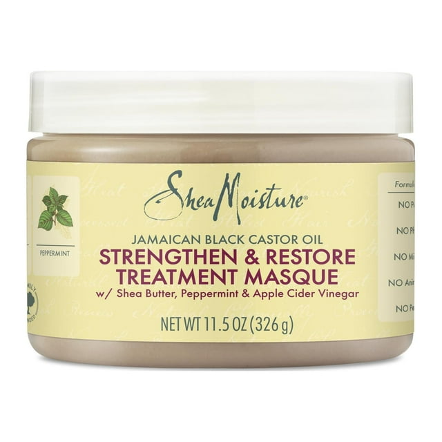 SheaMoisture Strengthen and Restore Hair Mask with Shea Butter, 11.5 oz ...