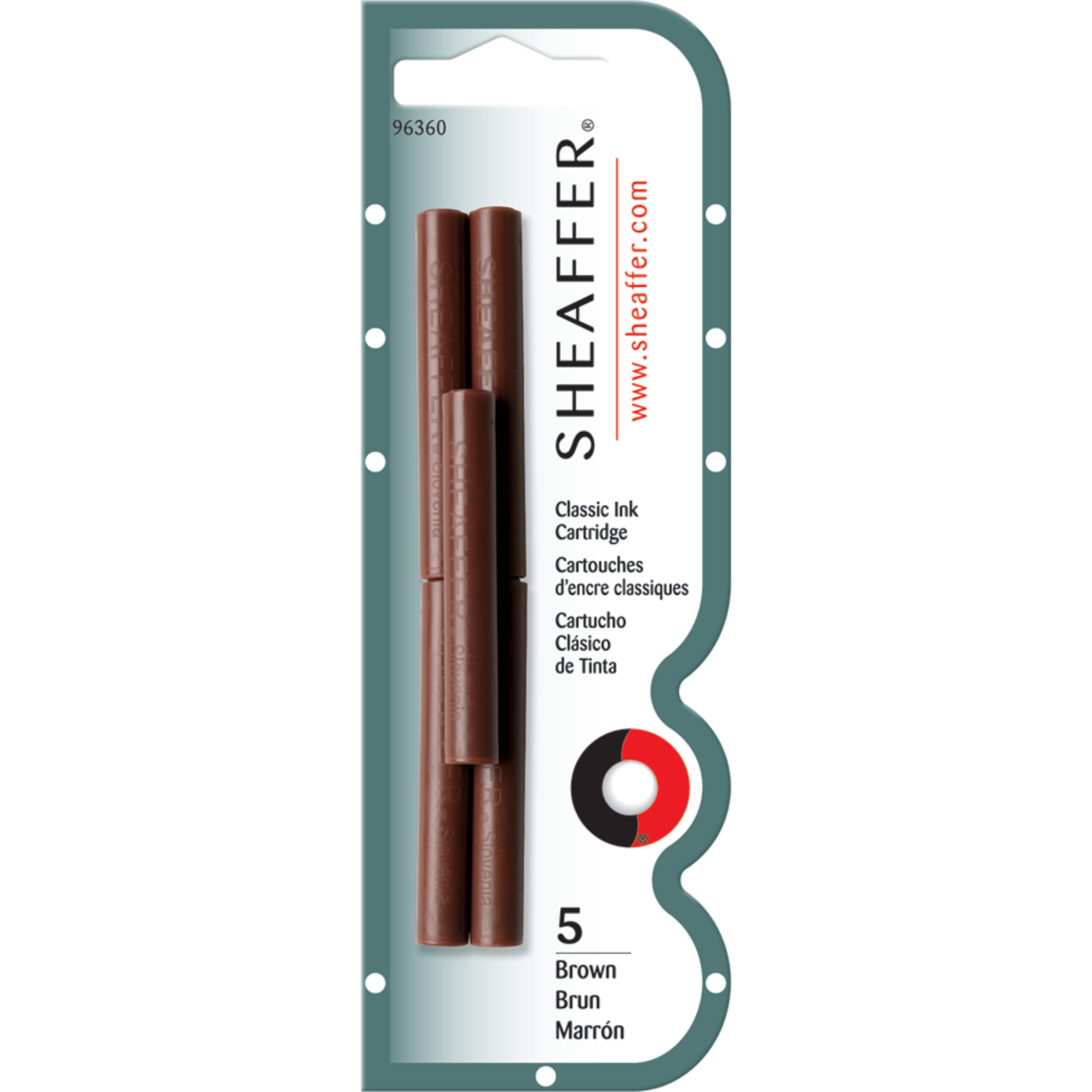 Sheaffer Ink Cartridges, Brown - Walmart.com