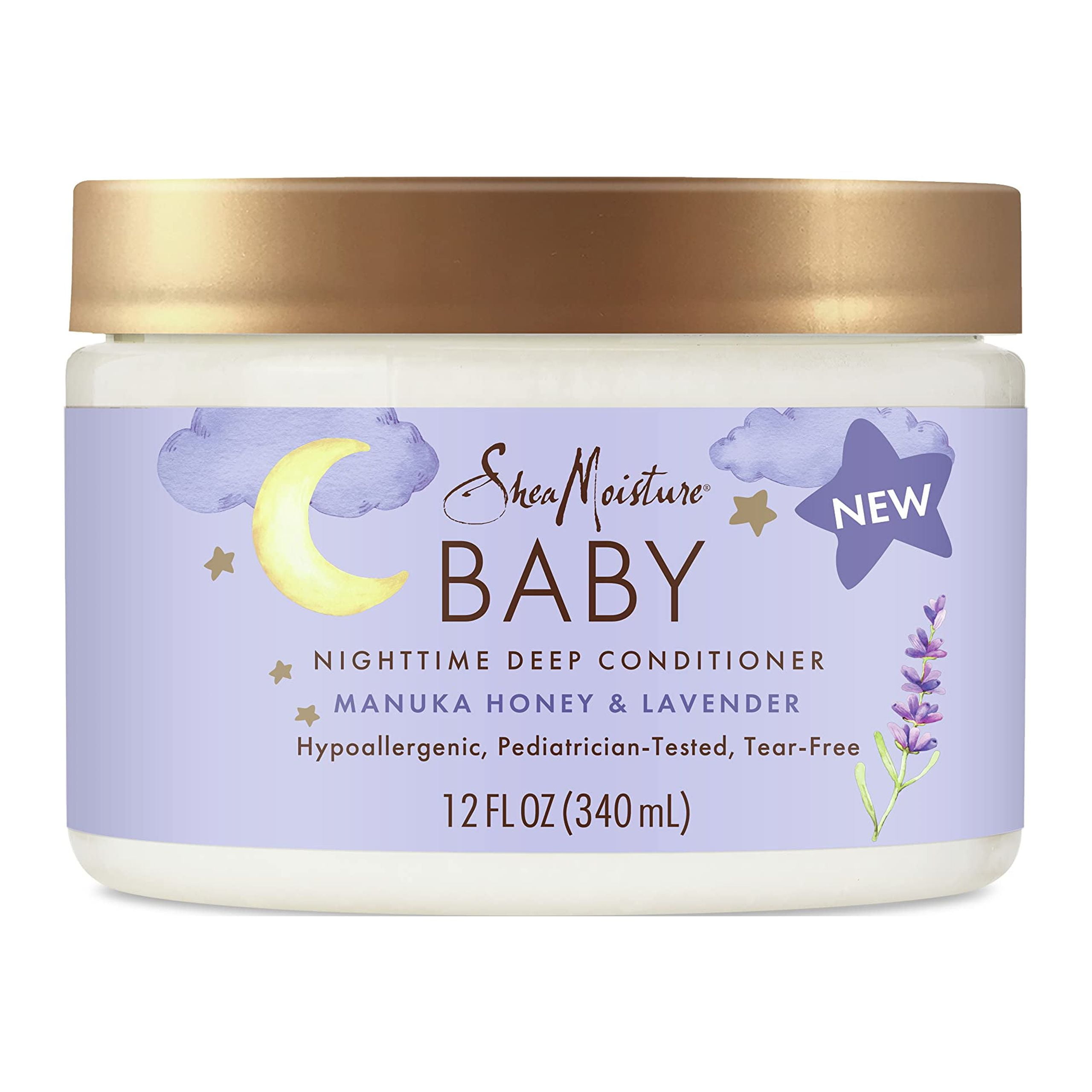 Sheamoisture Baby Deep Conditioner Manuka Honey & Lavender For Delicate Hair And Skin Nighttime ...