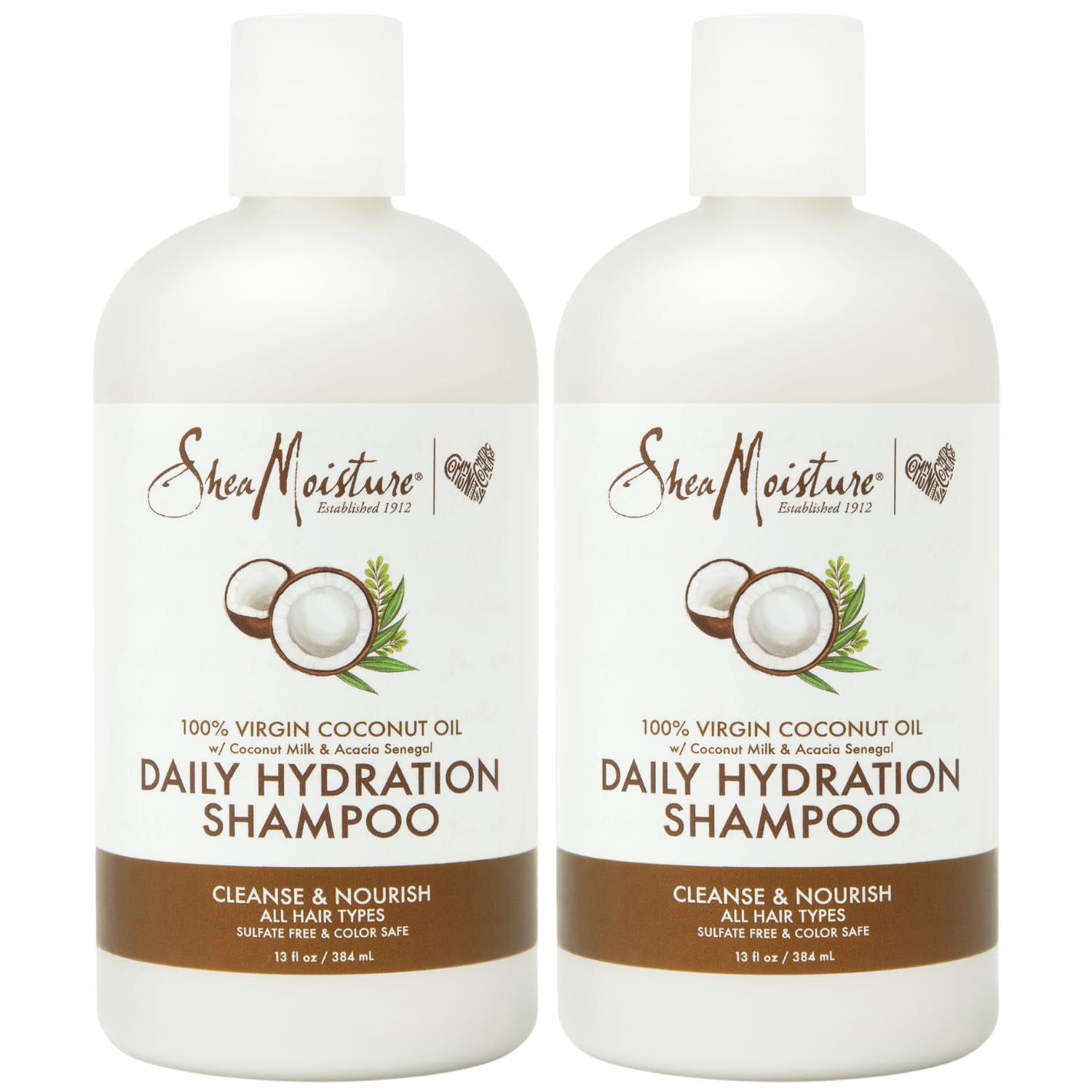 Sheamoisture Daily Hydration Shampoo - Coconut Shampoo With Nourishing ...
