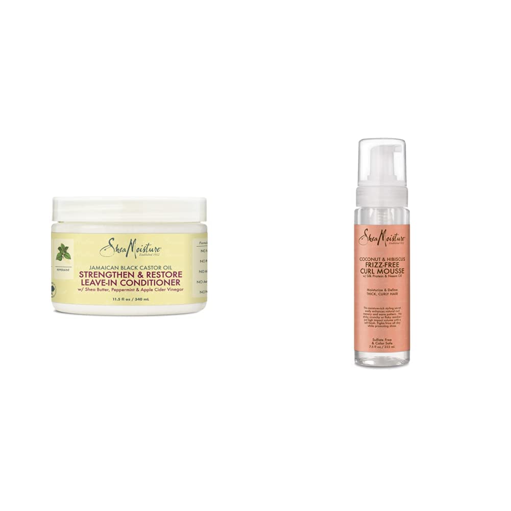 Sheamoisture Jamaican Black Castor Oil Leave In Conditioner 100% Pure ...