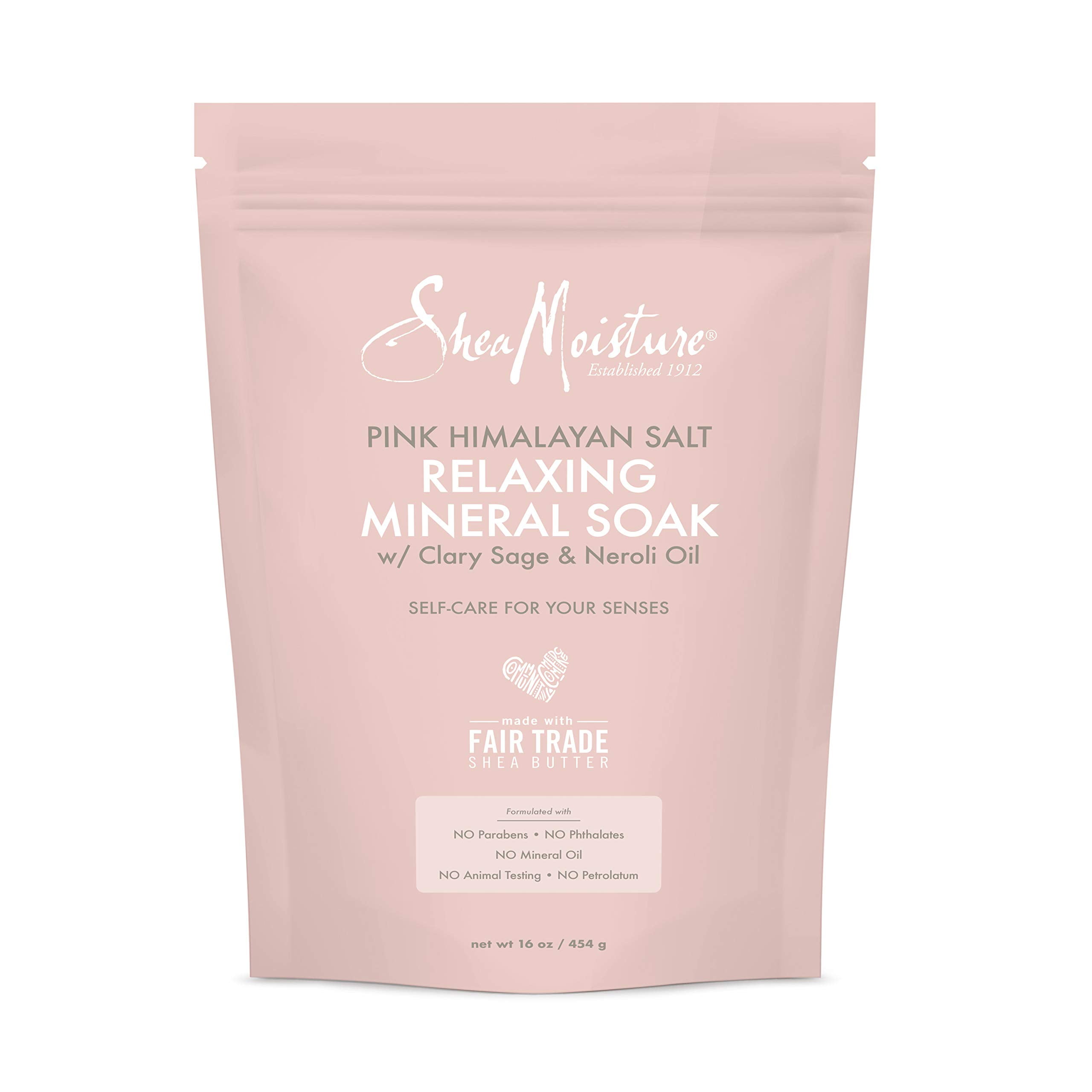 Sheamoisture Relaxing Mineral Soak Bath Salts For All Skin Types Pink ...