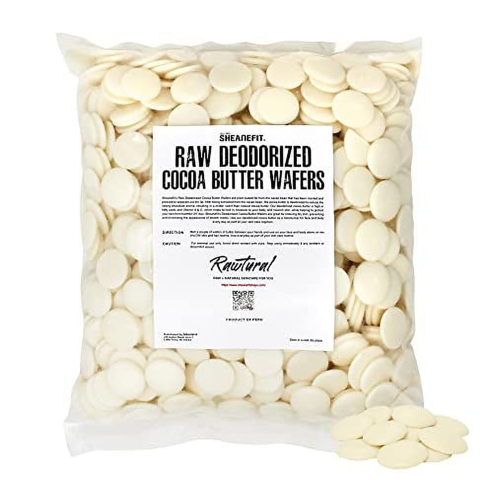 Sheanefit Deodorized Cocoa Butter Wafers - 8.5 Pound Bulk Bag - Walmart.com