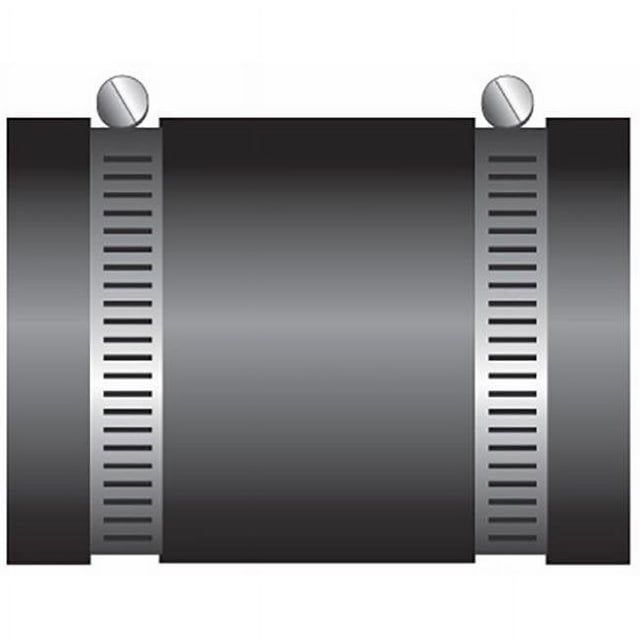 Shear Banded Coupling 4 in. Clay x 4 in. PVC & Cast Iron - Walmart.com