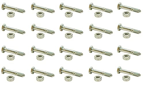 Shear Pins & Nuts 1-3/4" x 1/4" Compatible with Models John Deere ...