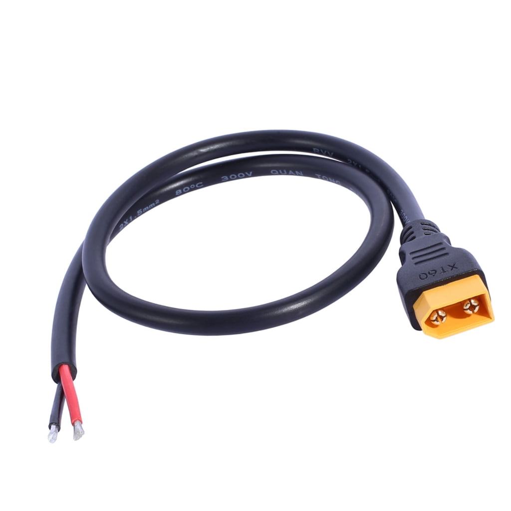 Sheathed XT60H Plug Male to 2Pin Connectors with 19.69inch 14AWG ...