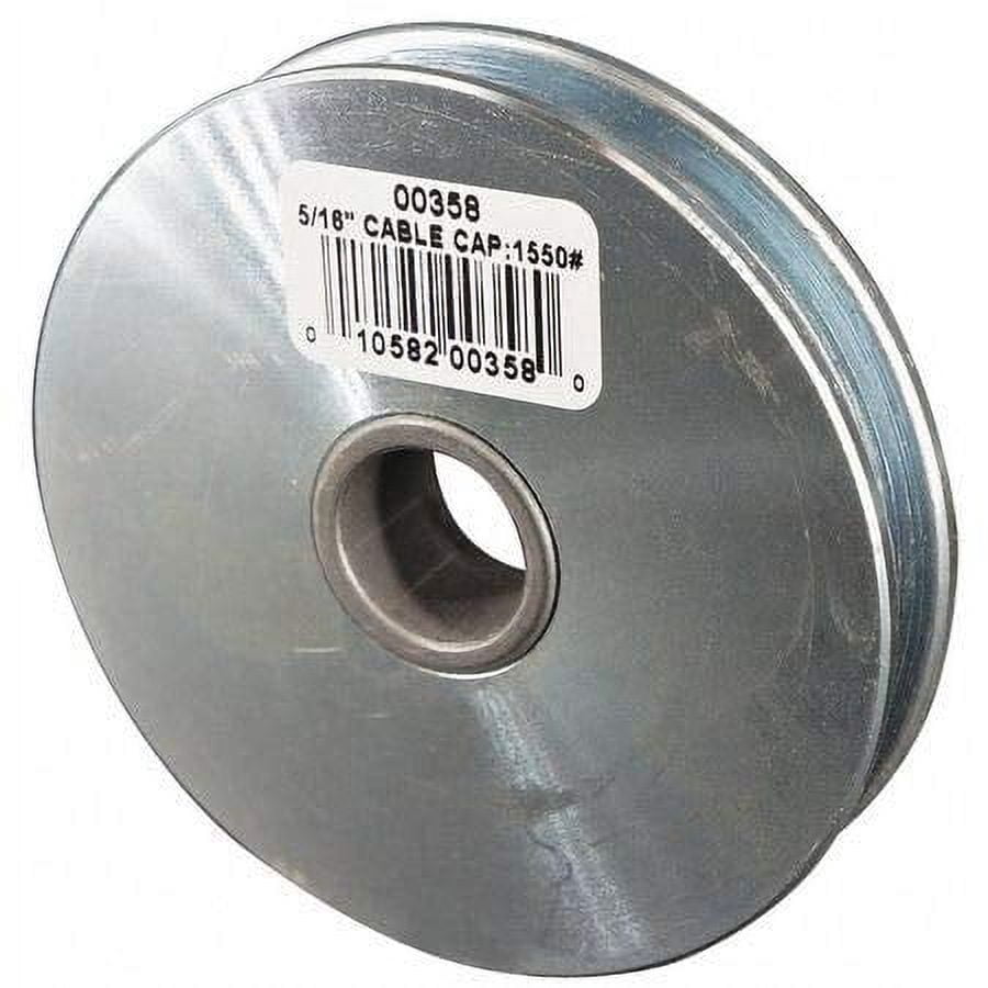 Sheave, Wire Rope, 5/16" Max Cable Size, 1550 lb. Max Load - Walmart.com