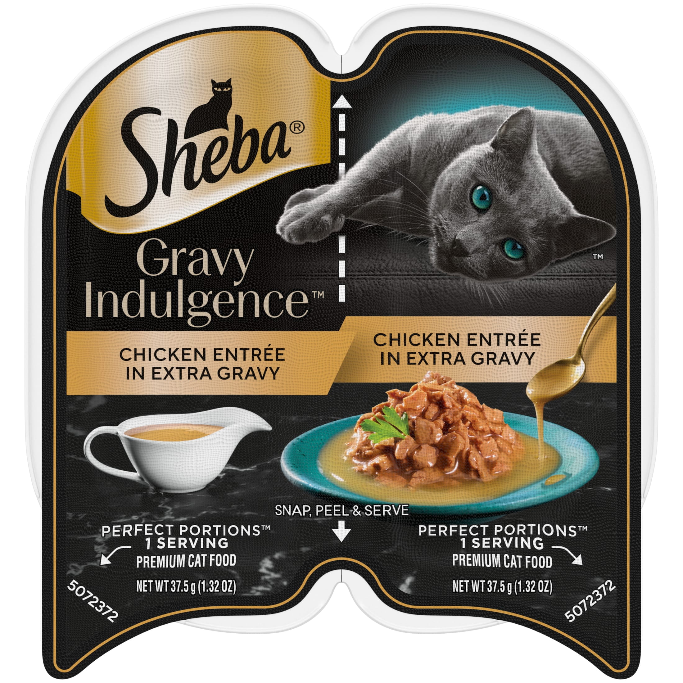 SHEBA Sheba Gravy Indulgence Chicken Entree in Extra Gravy Cat Food 2.6 ...