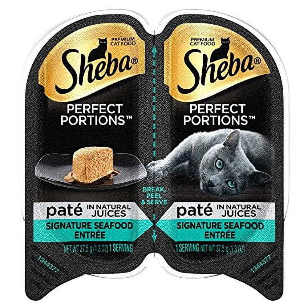 Sheba Perfect Portions Pate` in Natural Juices Signature Seafood Entree ...