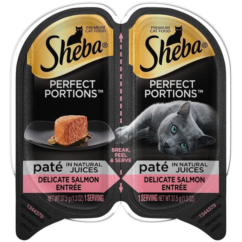 Sheba Sheba Perfect Portions Pate Delicate Salmon Entree Wet Cat Food 2 ...
