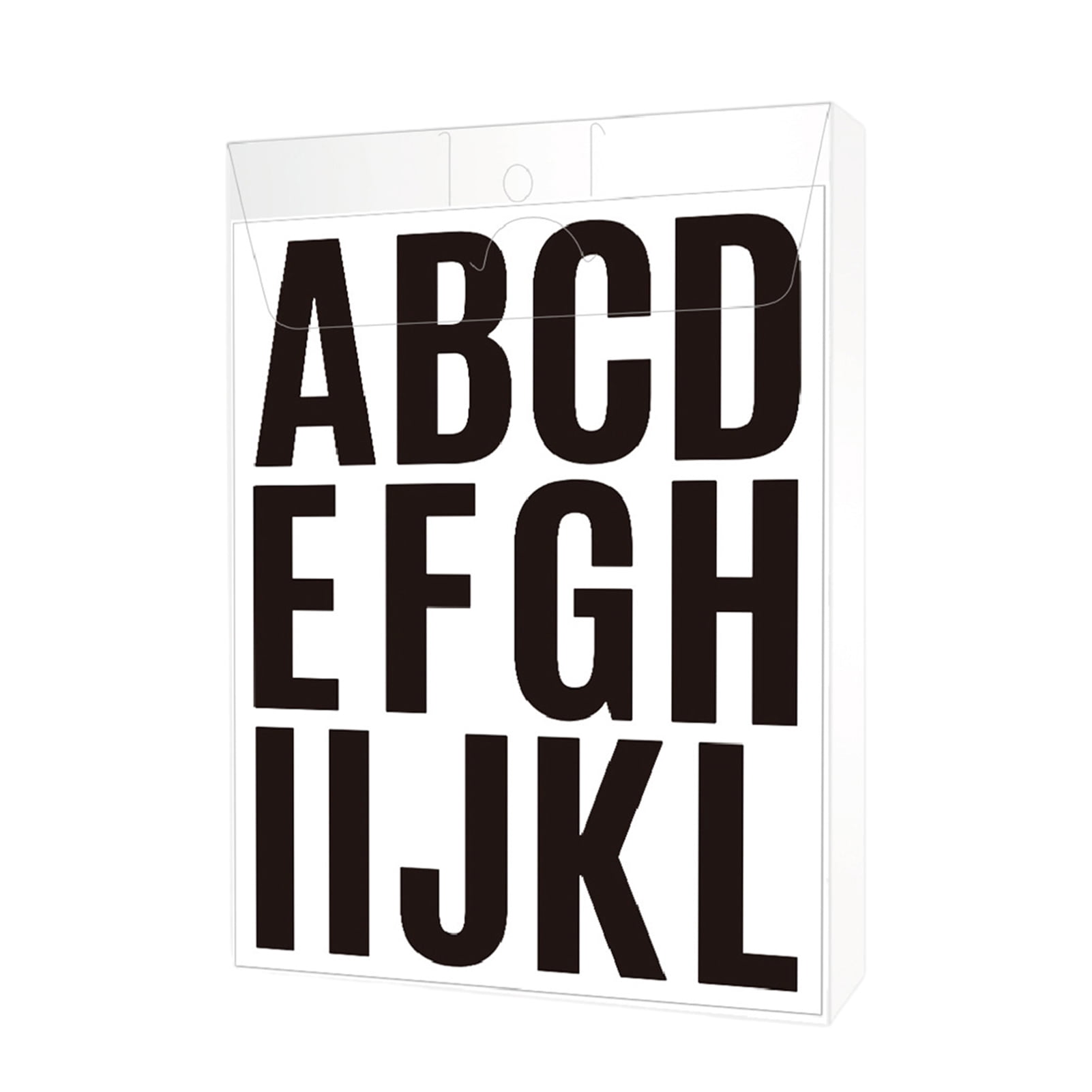 Shebeky 1 Set Letter Theme Car Sticker Waterproof Vinyl Self-adhesive ...