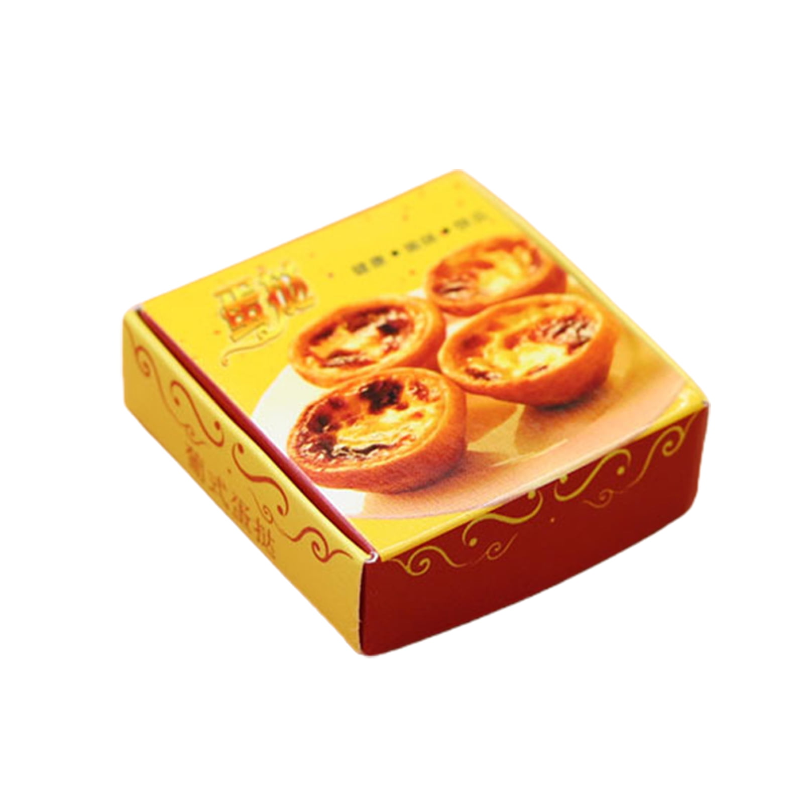 Shebeky 1Box Mini Egg Tarts Lightweight Convenient to Store Comfortable ...