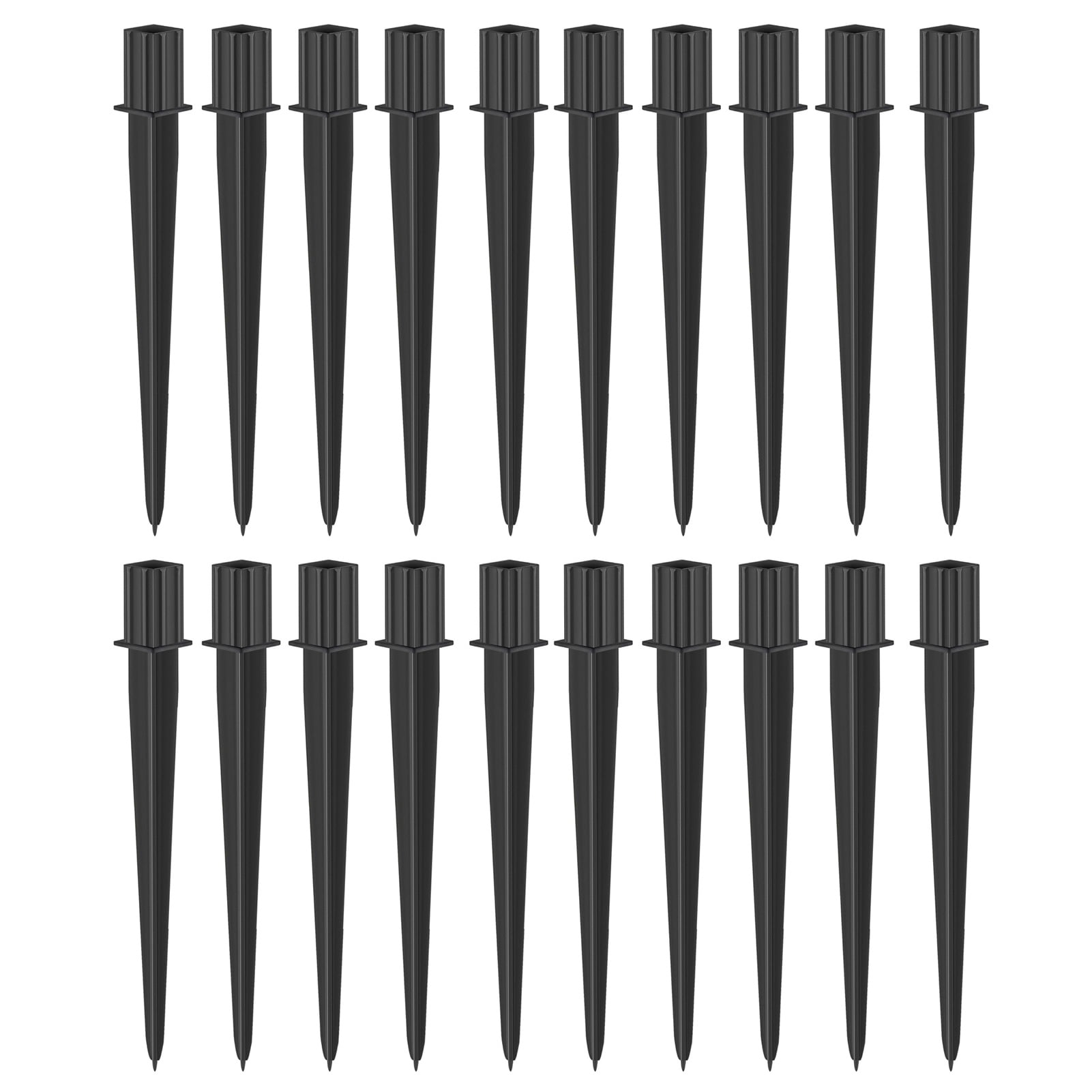 Shebeky 20Pcs Solar Lamp Replacement Stakes Pathway Lights Spikes High ...