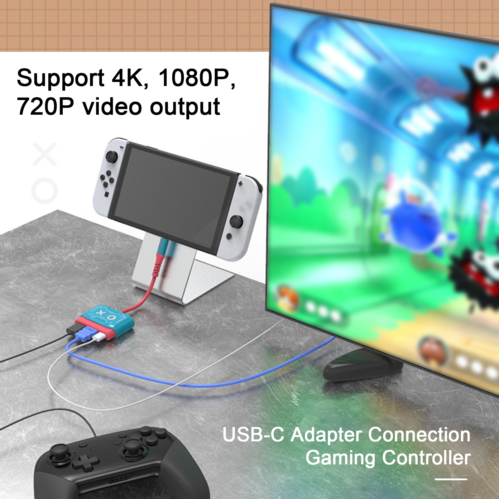 Shebeky HDMI-compatible Converter with Improved Heat Dissipation 4K ...