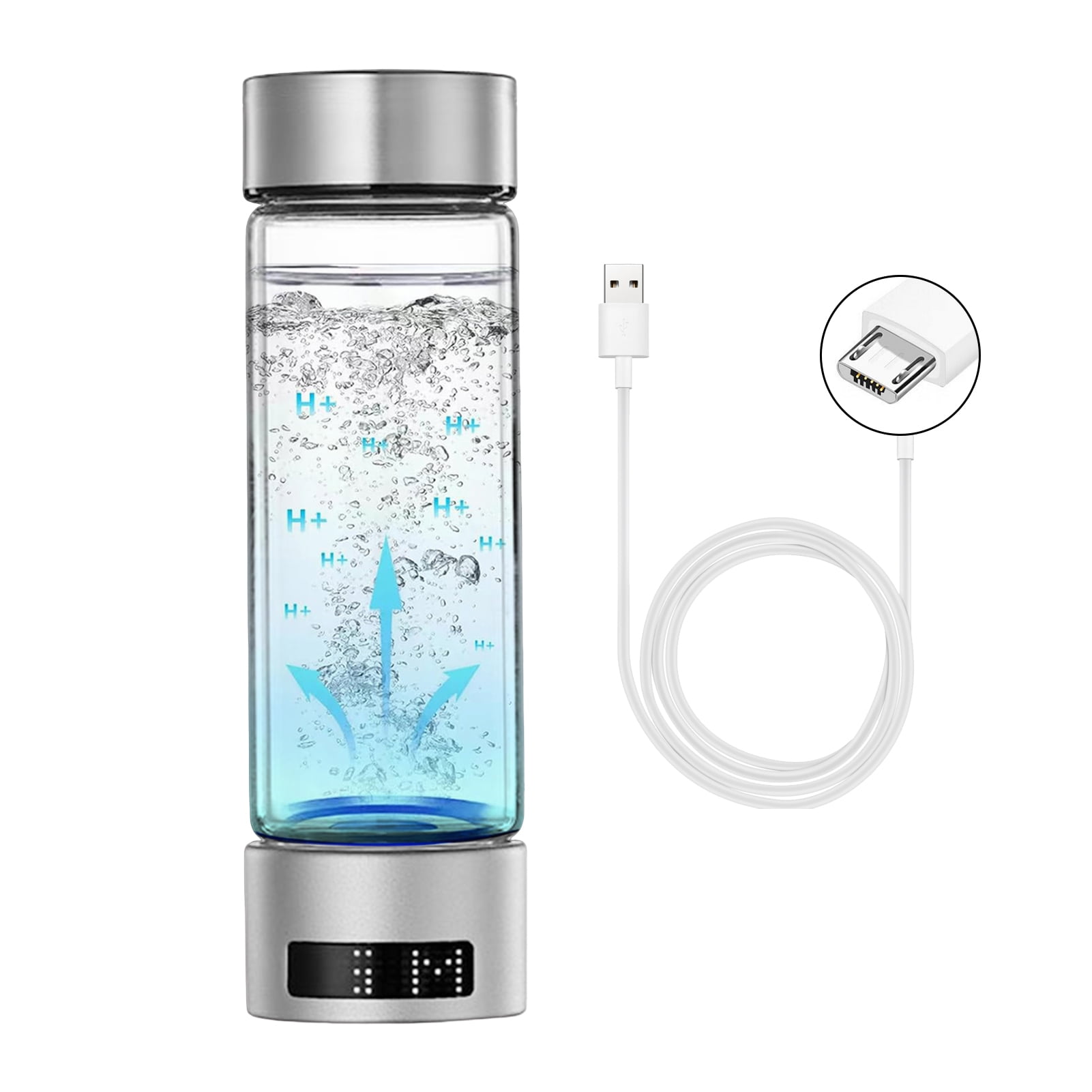 Shebeky Portable Hydrogen Water Bottle Generator Lightweight Large ...