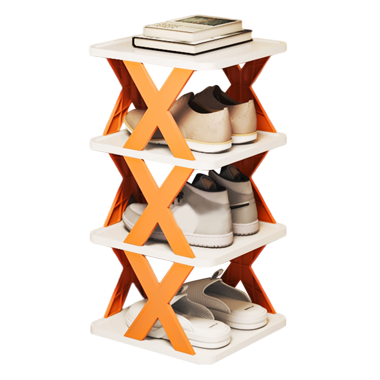 Shebeky Shoe Storage Rack Space Saving Strong Loading Adjustable ...