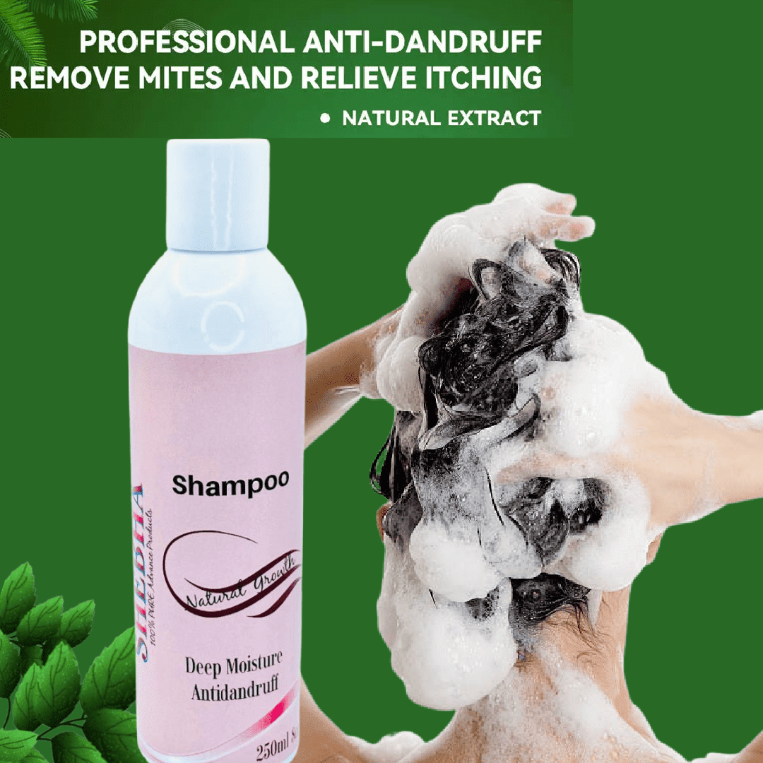 Shebha Deep Moisture Anti Dandruff Shampoo, 9oz - Walmart.com