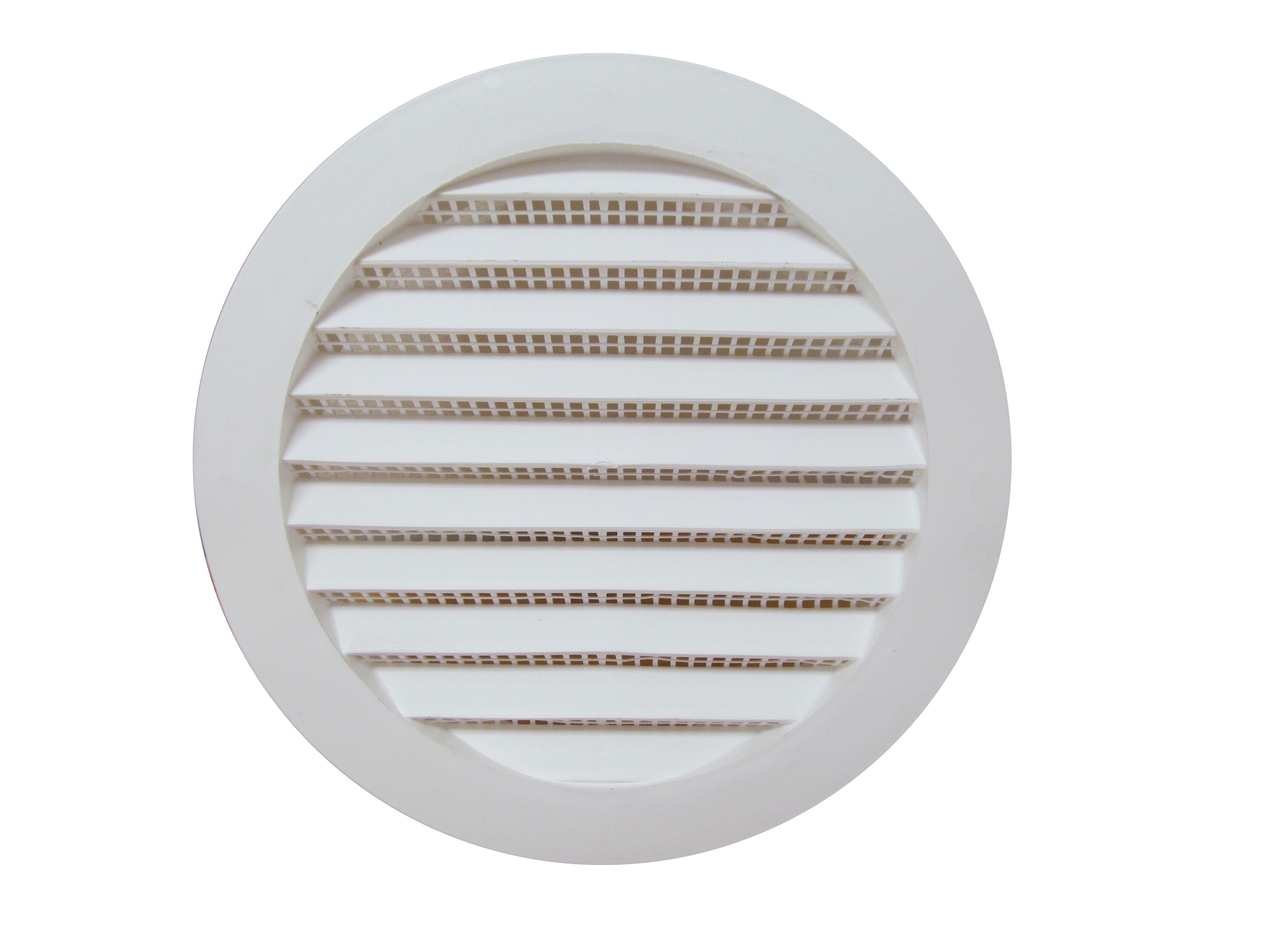 Shed 6" Round Plastic Vinyl Wall Vent White - Walmart.com