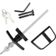 Shed Door Latch Kit,TGY T-Handle Door Lock with 2 Keys, 5-1/2" Stem ...
