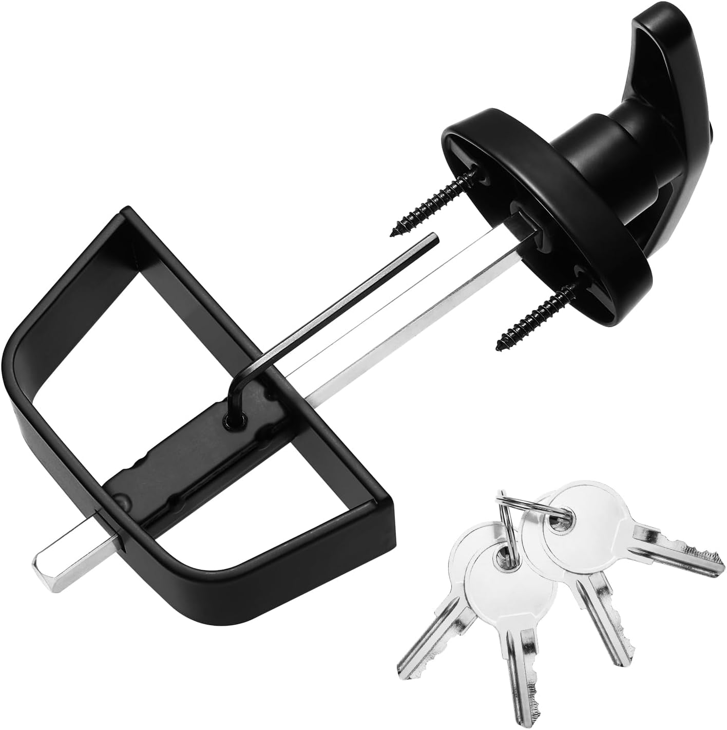 Shed Door Latch, Safe and Durable, Premium Shed Locks with 4 Keys ...