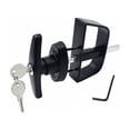 Shed Door Latch T-Handle Lock Kit with 4 Keys,Storage Barn Shed Door ...