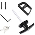 Shed Door Lock Latch,TGY 1 Pack 5-1/2 Inch Stem Shed Door T Handle Lock ...