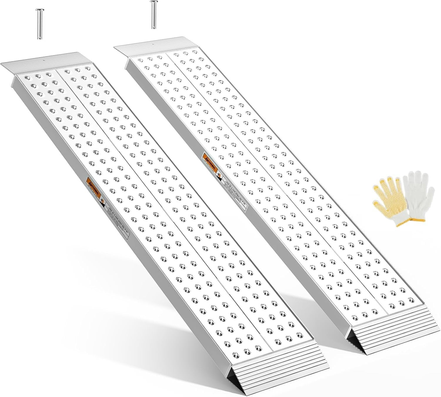 Shed Ramp 55x11inch, 2 count Riding Mower Ramps 3000lbs/Pair Capacity ...