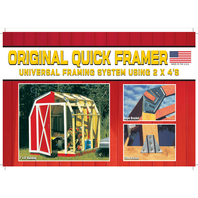 Shed. The Original Quick Framer Shed Bracket Kit by DIY Kit Company ...