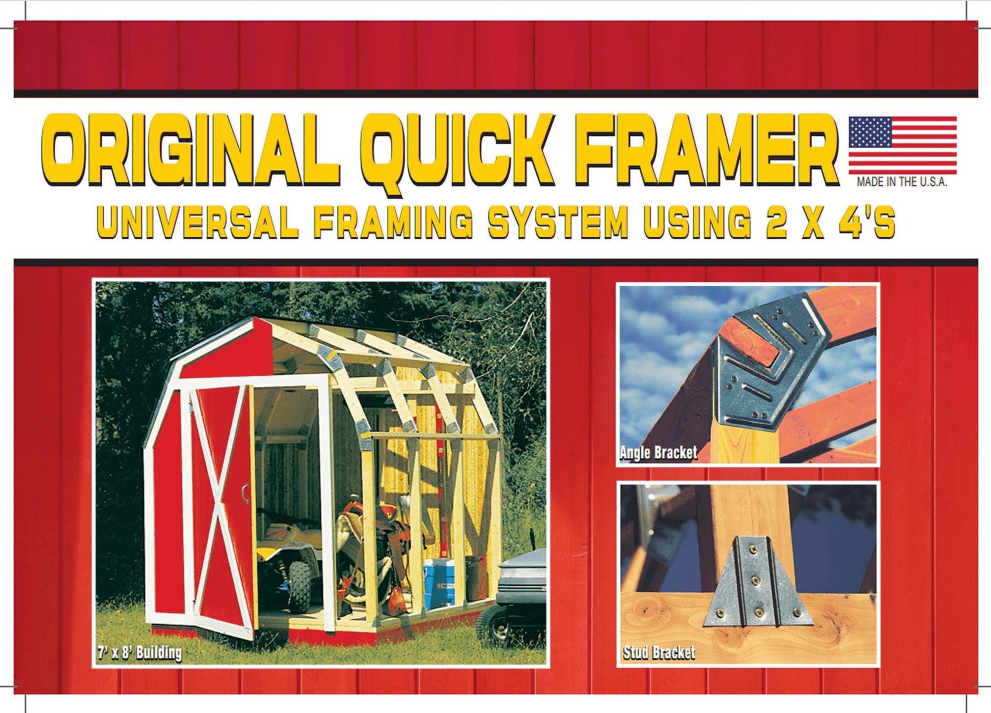 Shed. The Original Quick Framer Shed Bracket Kit by DIY Kit Company ...