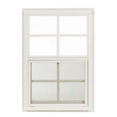 Duo Corp Double Slider Utility Window, 2 X 2 ft, Solid Vinyl with Home ...