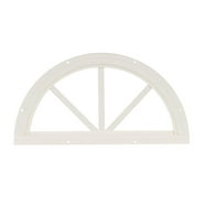 Shed Windows 12x18 White Flush, Safety Tempered Glass with Mesh Screen ...