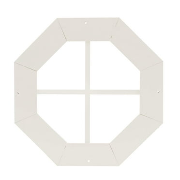 Shed Windows 12x18 White Flush, Safety Tempered Glass with Mesh Screen ...