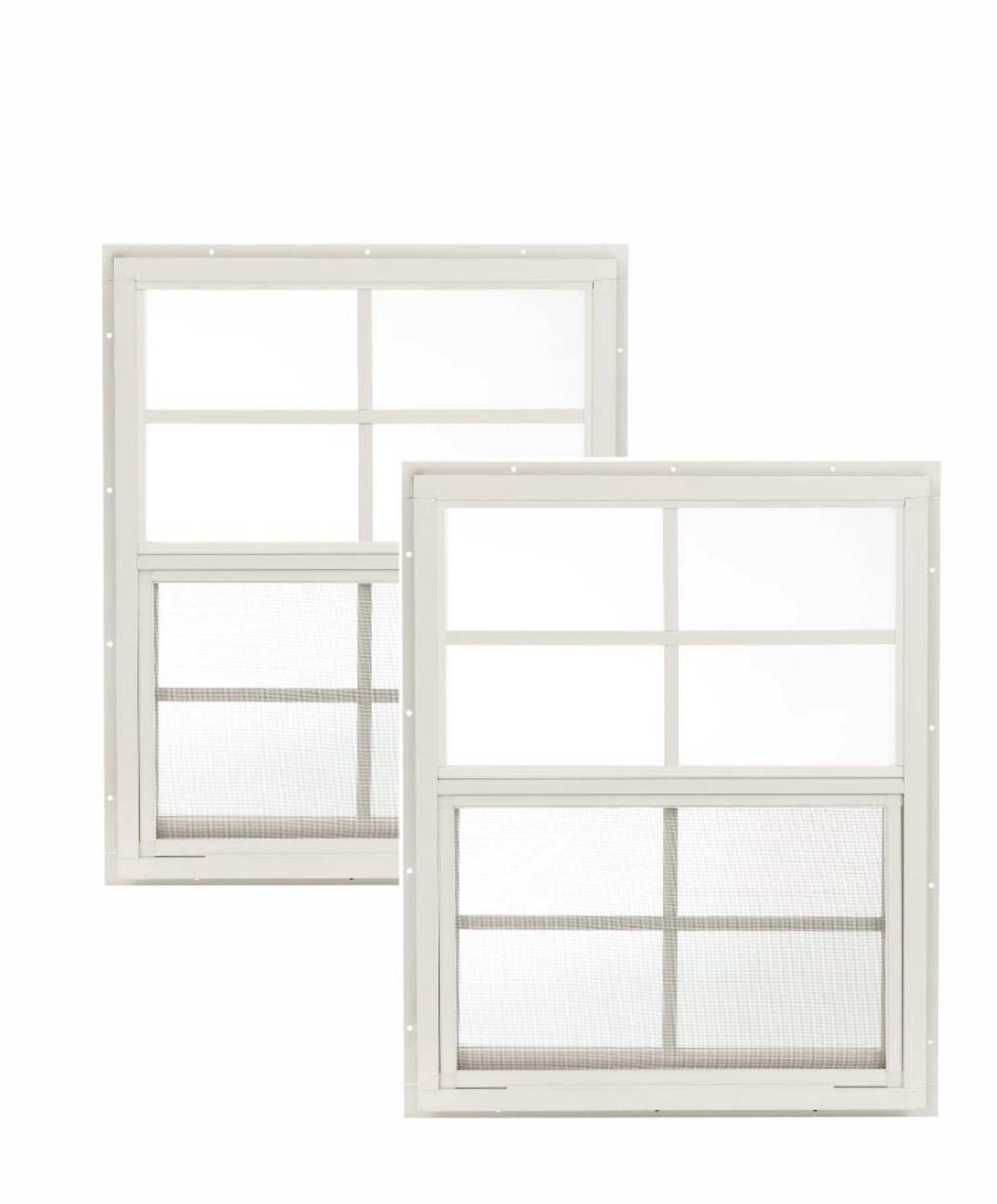 Shed Window 18" W x 23" H, J-Lap White for Sheds, Playhouses, and ...