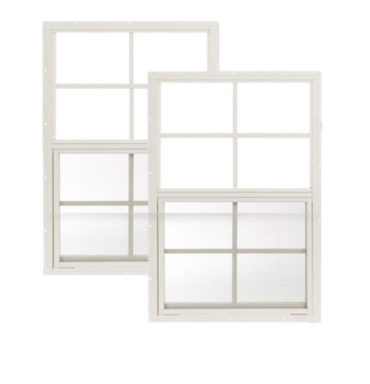 Shed Window 18" W x 27" H, Flush Mount White for Sheds, Playhouses, and ...