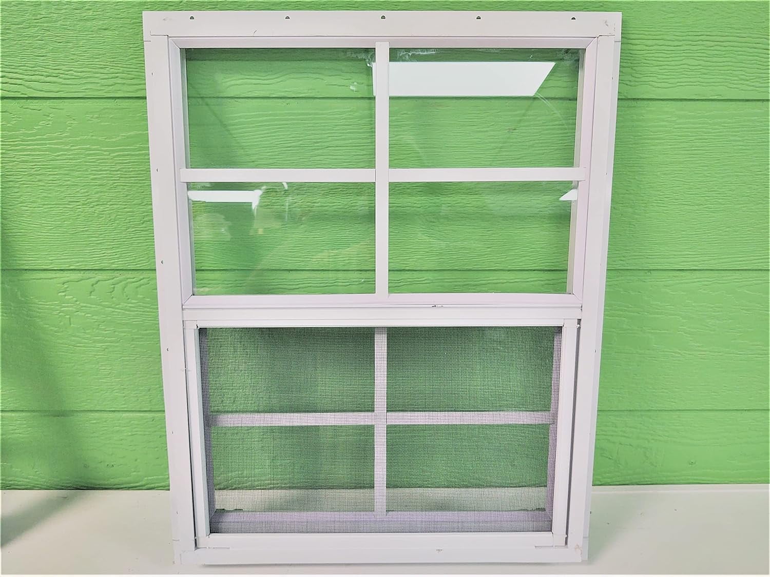Shed Window 18 x 27 Flush Window Vertical Slider White or Brown (White ...