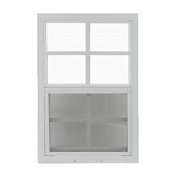 Shed Windows 12x18 White Flush, Safety Tempered Glass with Mesh Screen ...