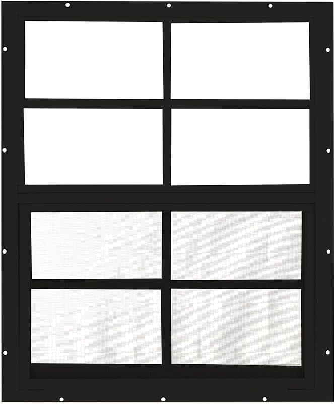 Shed Windows 18x23 (1-Pack) | Sliding Windows with Tempered Glass ...
