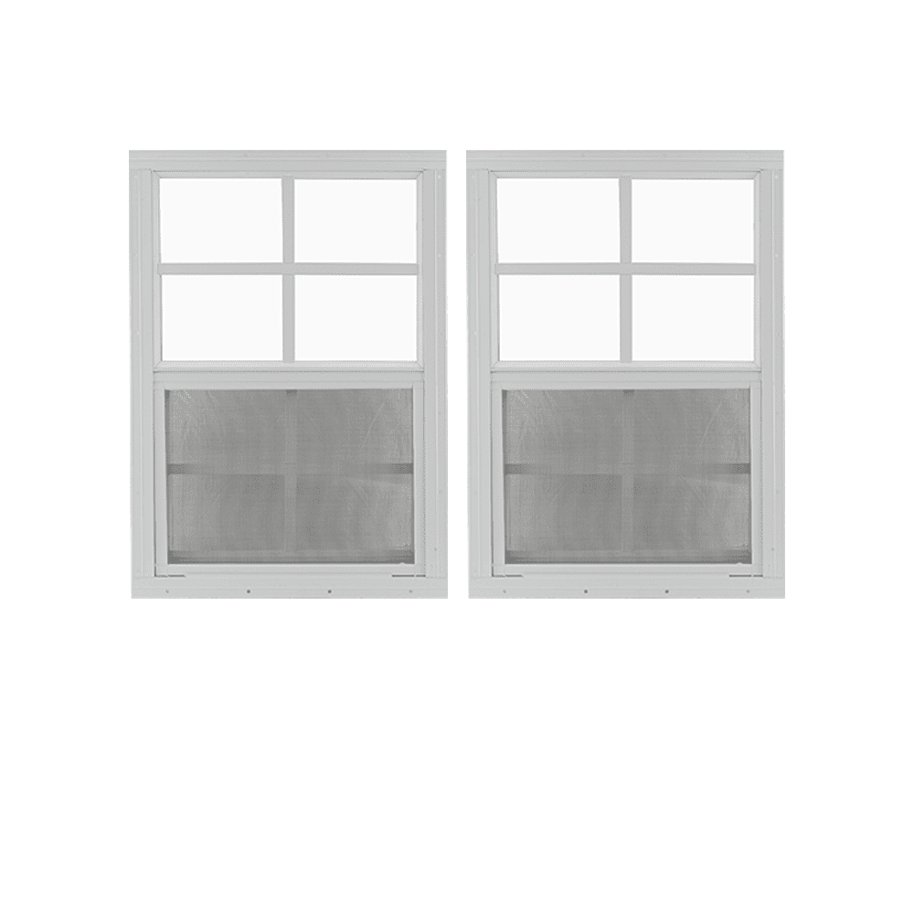 Shed Windows and More 24" W x 36" H Shed Window Tempered Glass with a ...