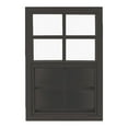 "Shed Windows and More 24"" x 36"" Black Flush Mount Window for Outdoor ...