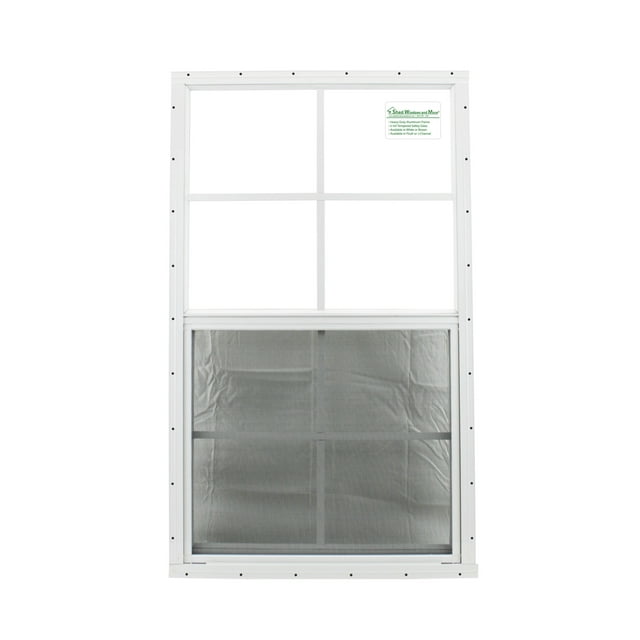 "Small Shed Windows 24"" x 36"" with Outside White Aluminum Frame ...