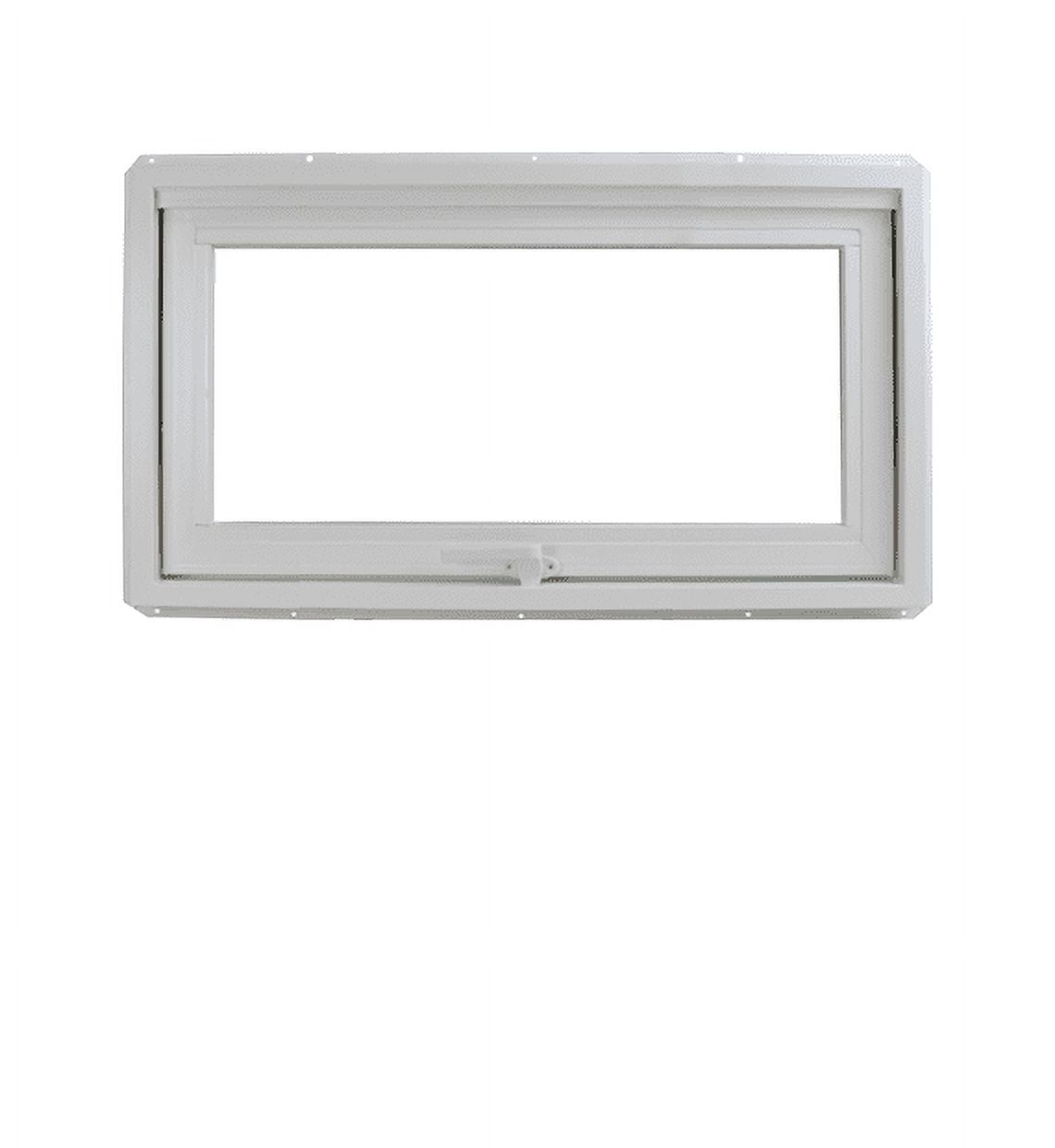 "Shed Windows 48""x16"" Inward Opening Awning, Outdoor Screen, Tempered ...