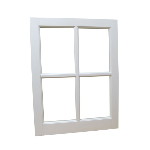 Shed Windows and More Barn Sash Window PVC 22 x 29 Traditional Style 4 ...