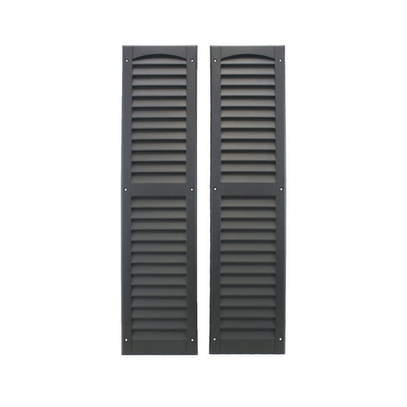 "Black Louvered Shed Shutter, Playhouse Exterior Windows, Outdoor House ...