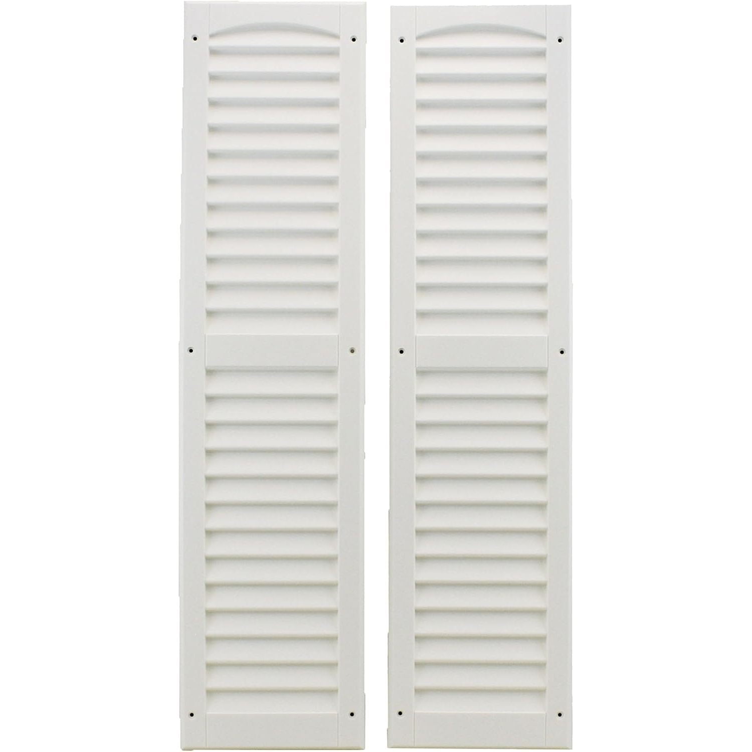 Shed Windows and More, Louvered Shed Shutter or Playhouse Shutter White ...