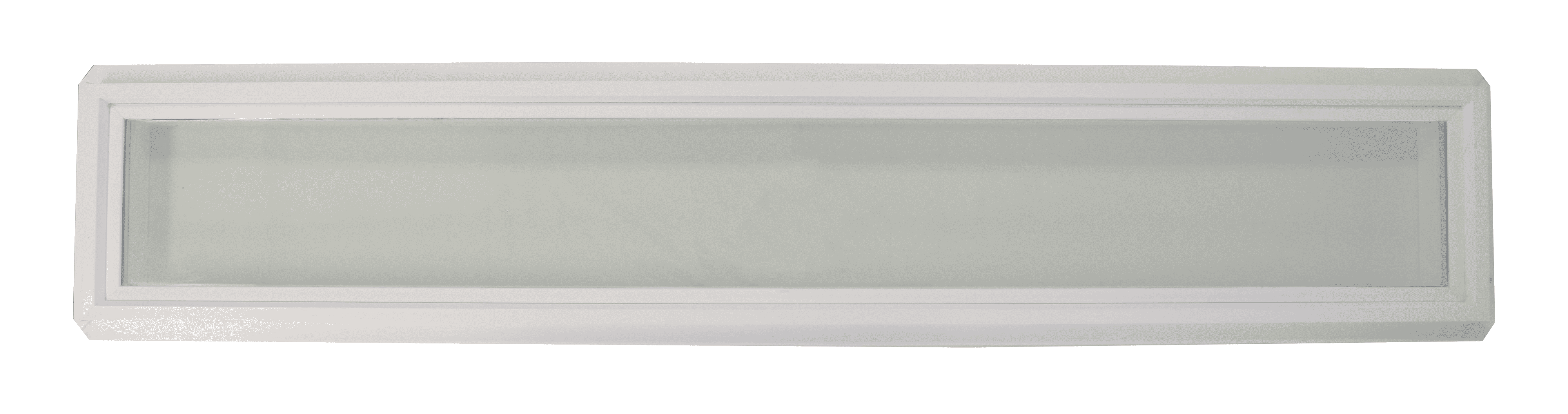 "Shed Windows and More White Vinyl Low E Tempered Clear Glass Transom ...